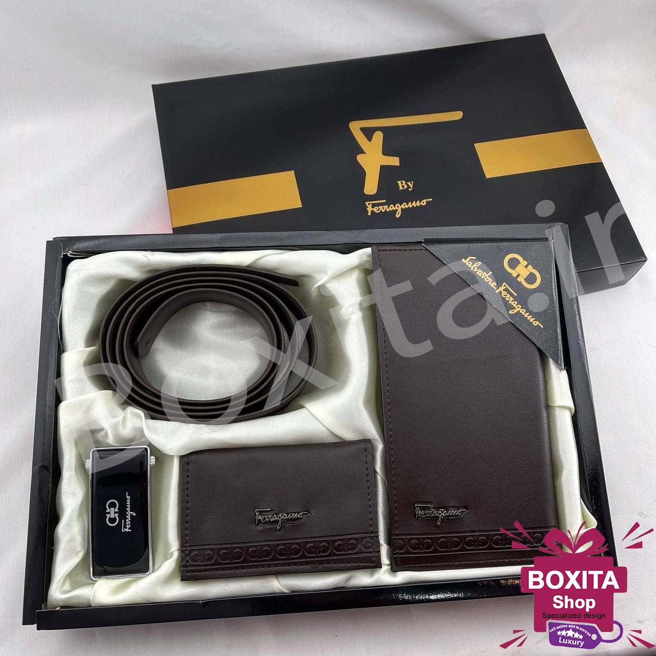 خرید ست چرم مصنوعی سه تکه (کیف بزرگ) - باکسیتا خرید آنلاین هدیه |باکس ...